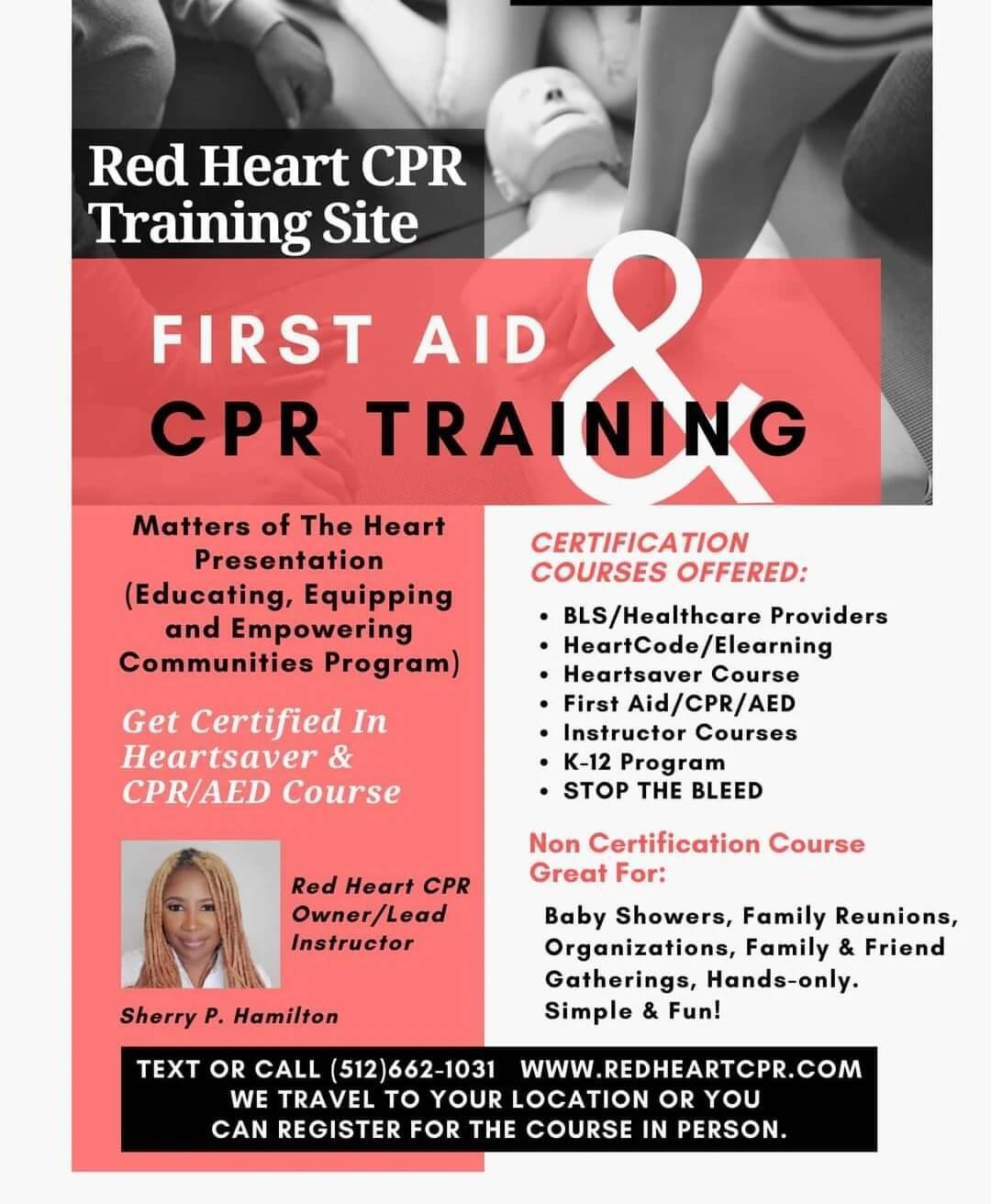 Matters of the Heart Program | Red Heart CPR